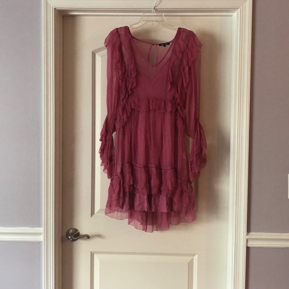 Love Sam | Dresses | New Love Sam Pink Chiffon Dress Size Small | Poshmark